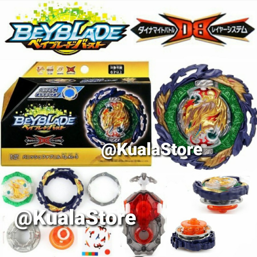 Jual Beyblade Burst Dynamite Battle Vanish Fafnir B185 DB Tapered LR ...