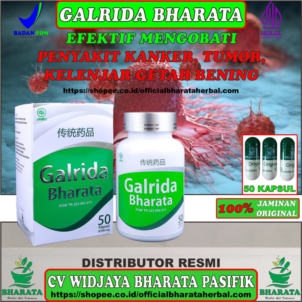 Jual Obat Kanker & Tumor Ampuh Original Galrida Bharata | Obat Kelenjar ...