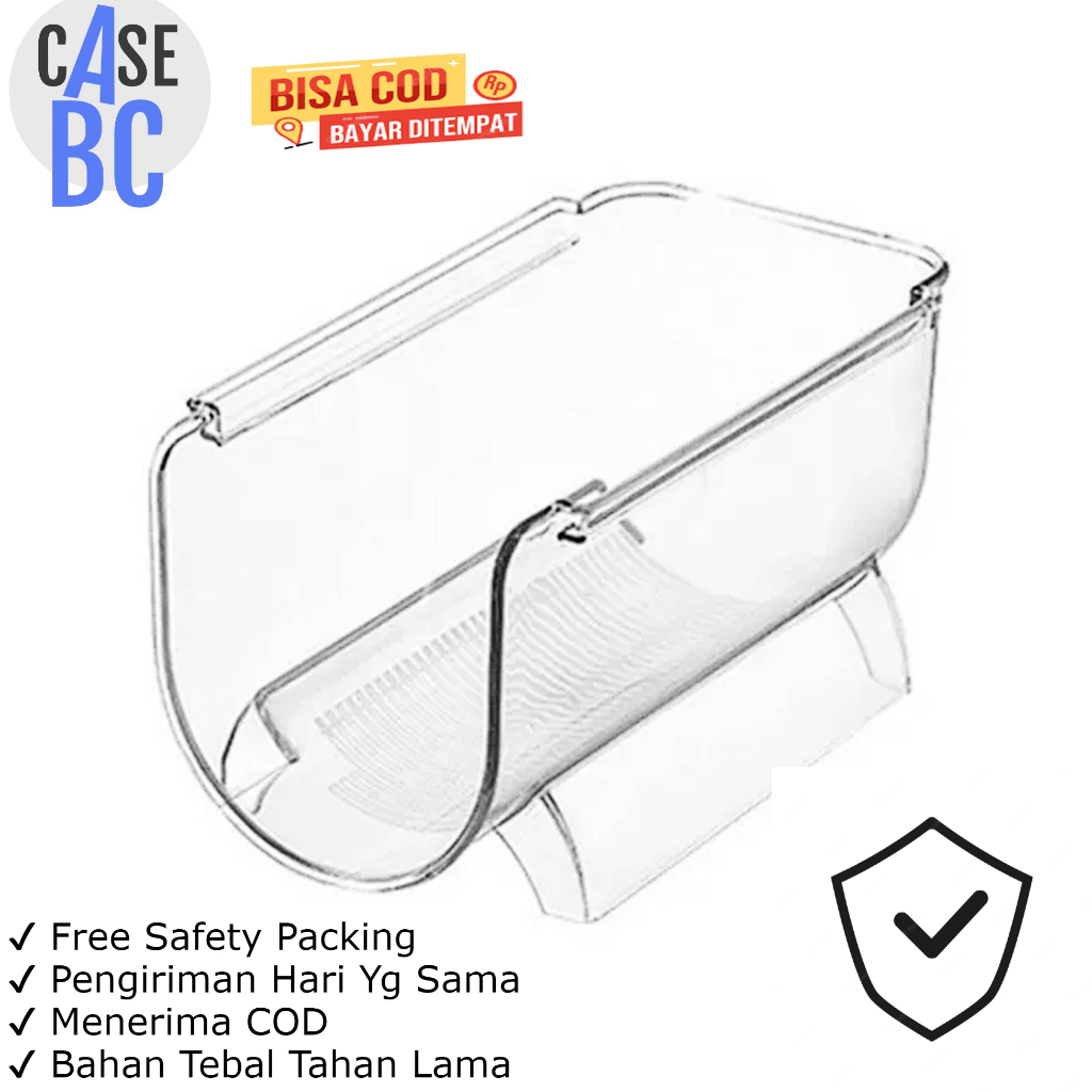 Jual Rak Botol Minuman Susun Transparan Bottle Holder Organizer Storage ...