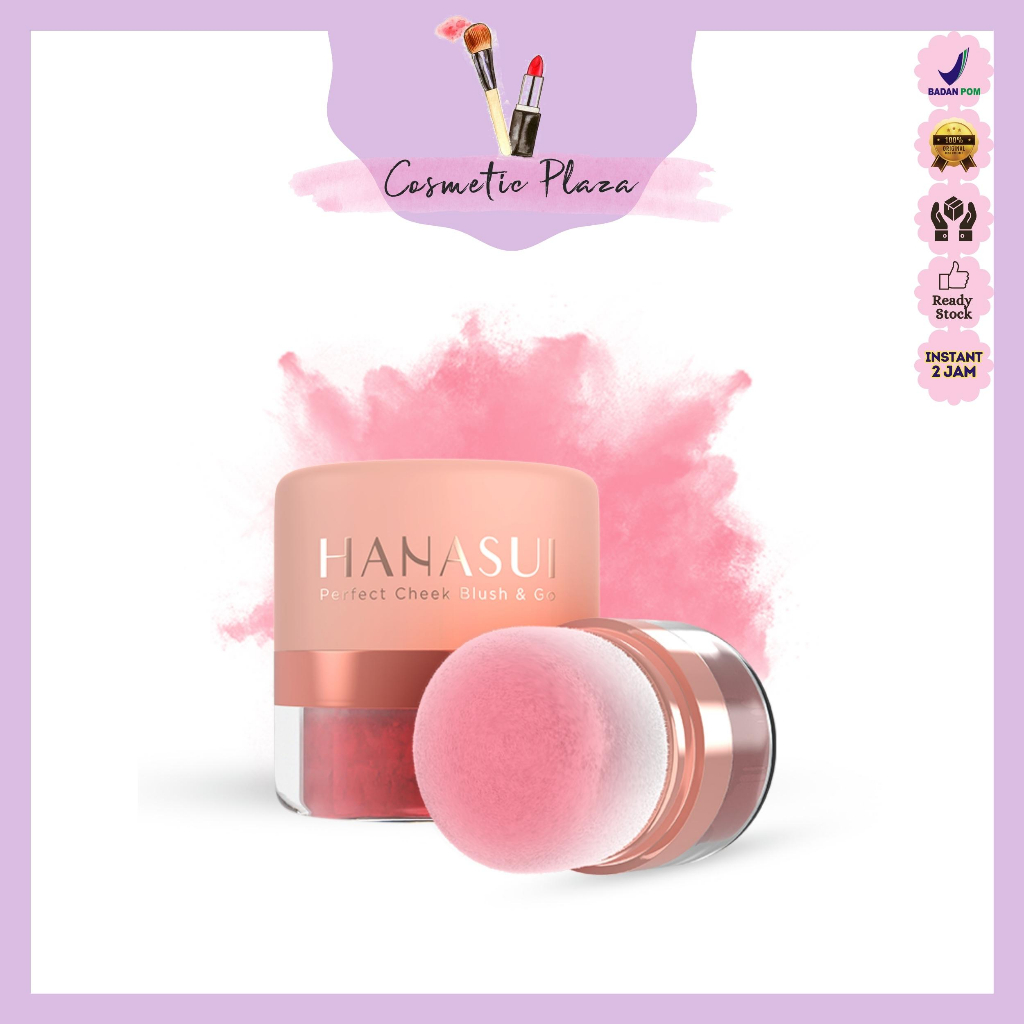 Jual HANASUI Perfect Cheek Blush & Go Powder BlushOn BPOM | Shopee ...