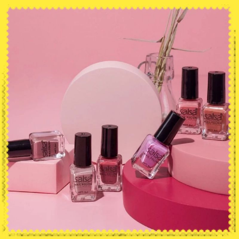 Jual Salsa Kutek Halal BPOM Nail Polish Original Nude Warna Soft Tahan ...