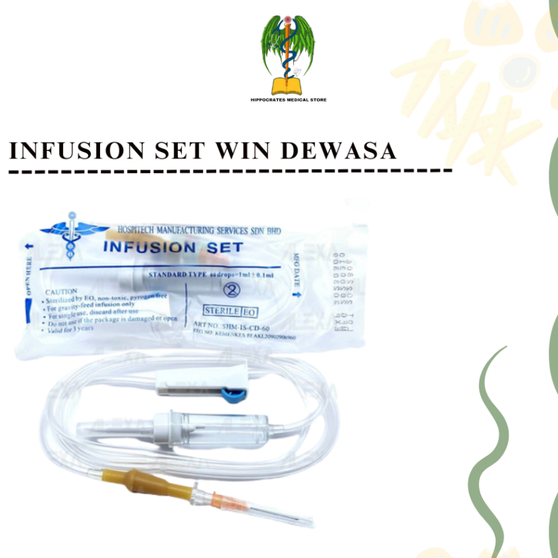 Jual infus set dewasa win | Shopee Indonesia