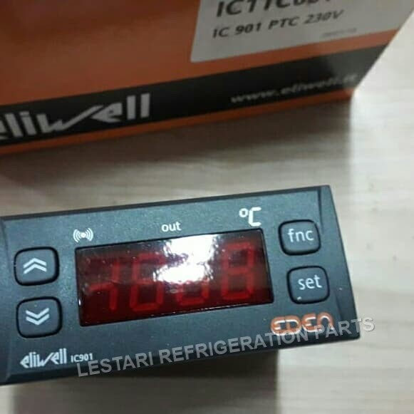 Jual Digital Thermostat ELIWELL IC 901, 220Volt + Sensor NTC | Shopee ...