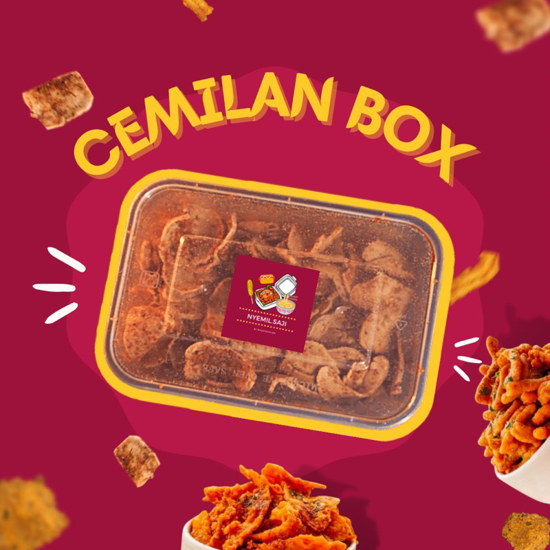 Jual CEMILAN BOX BASRENG KERUPUK SEBLAK MAKARONI SPIRAL GELUNG MIE ...