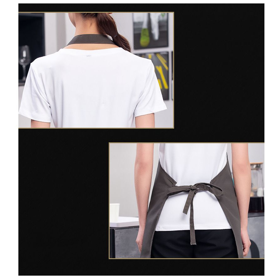 Jual Apron Barista Korean Style Celemek Pria Wanita Celemek Anti Air ...