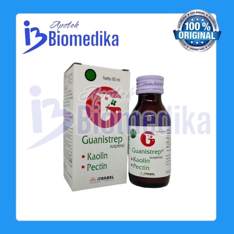 Jual GUANISTREP SIRUP 60ML Obat antidiare | Shopee Indonesia