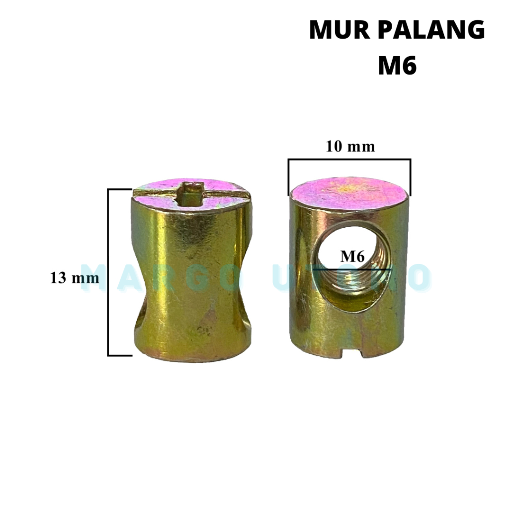 Jual Mur JRN Palang Dipan Lemari Meja Furniture Knockdown M6x10 ...