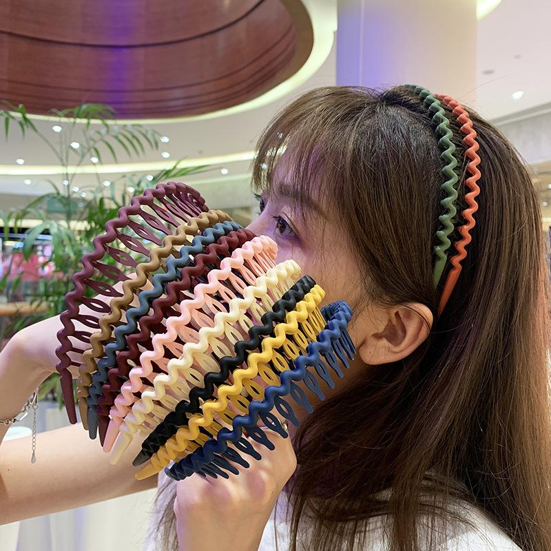 Jual Bando Sirkam Sisir polos doff matte korea hair bando simple murah ...