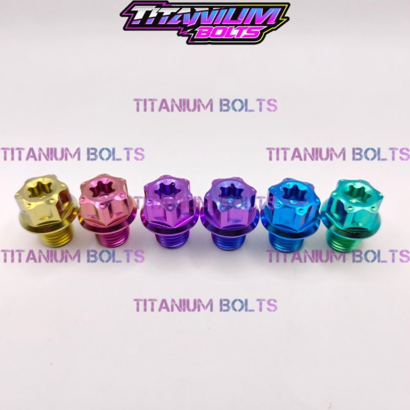 Jual Baut Titanium Pembuangan Air Radiator Vario PCX ADV Titanium Bolts ...