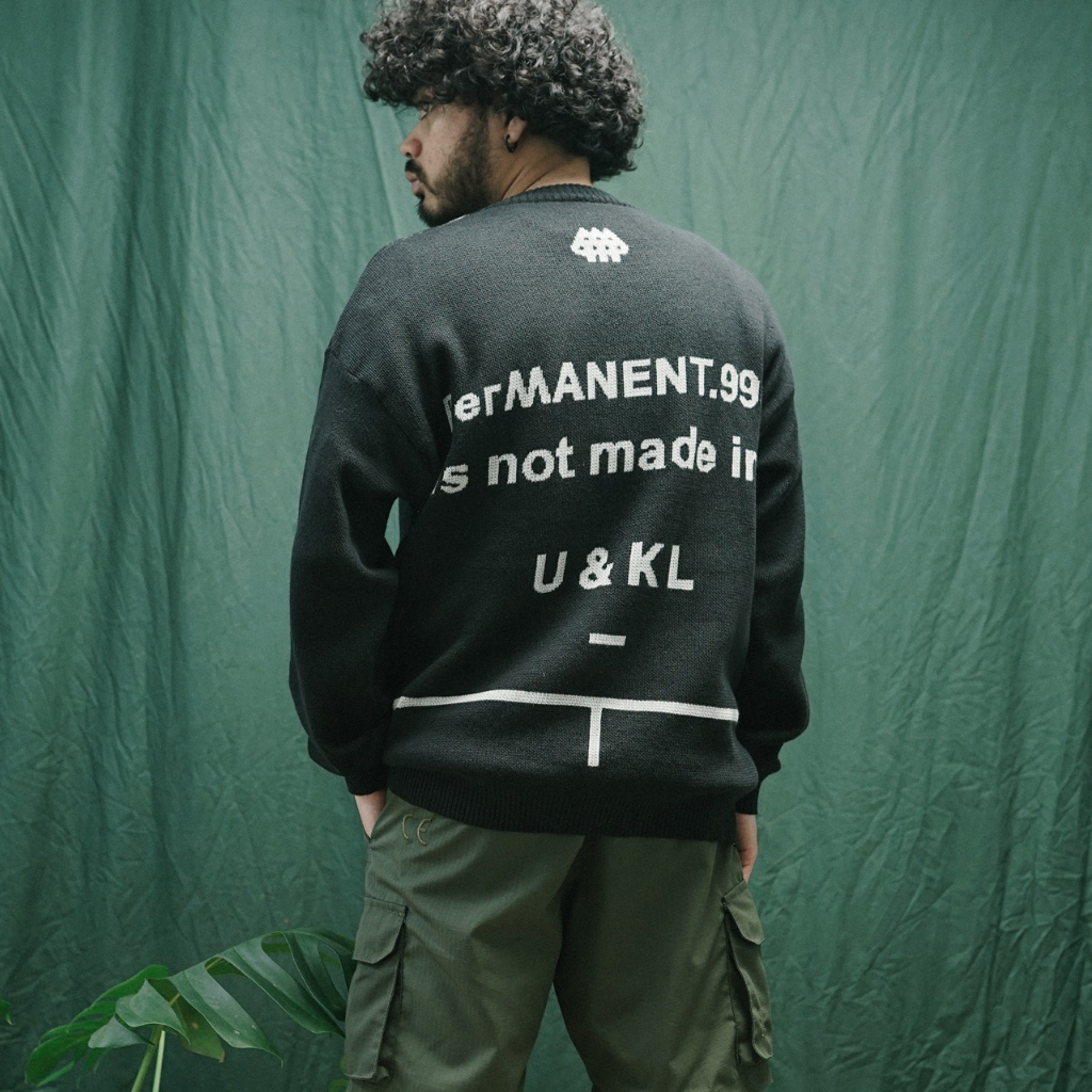 Jual UNKL347 Sweater Lengan Panjang Warna Hitam Simple CZII | Shopee ...