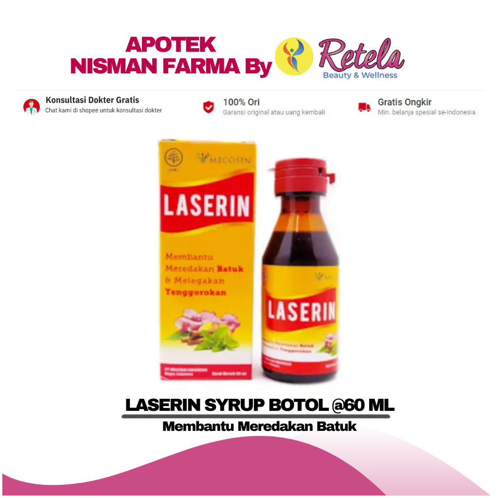 Jual LASERIN SYRUP 60ML | Shopee Indonesia
