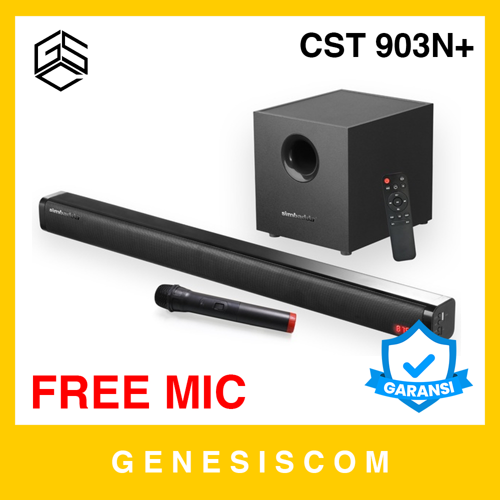 Jual Soundbar SIMBADDA CST 903N+ Speaker TV Wireless Bluetooth - FREE MIC - Spiker Speker Sound ...