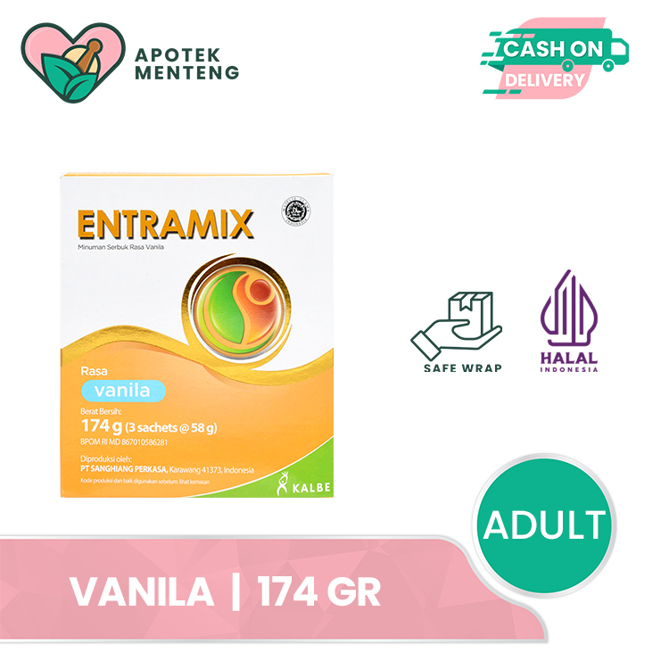 Jual Entramix Vanila 174 Gram - Susu Penambah Nutrisi Lansia dan ...