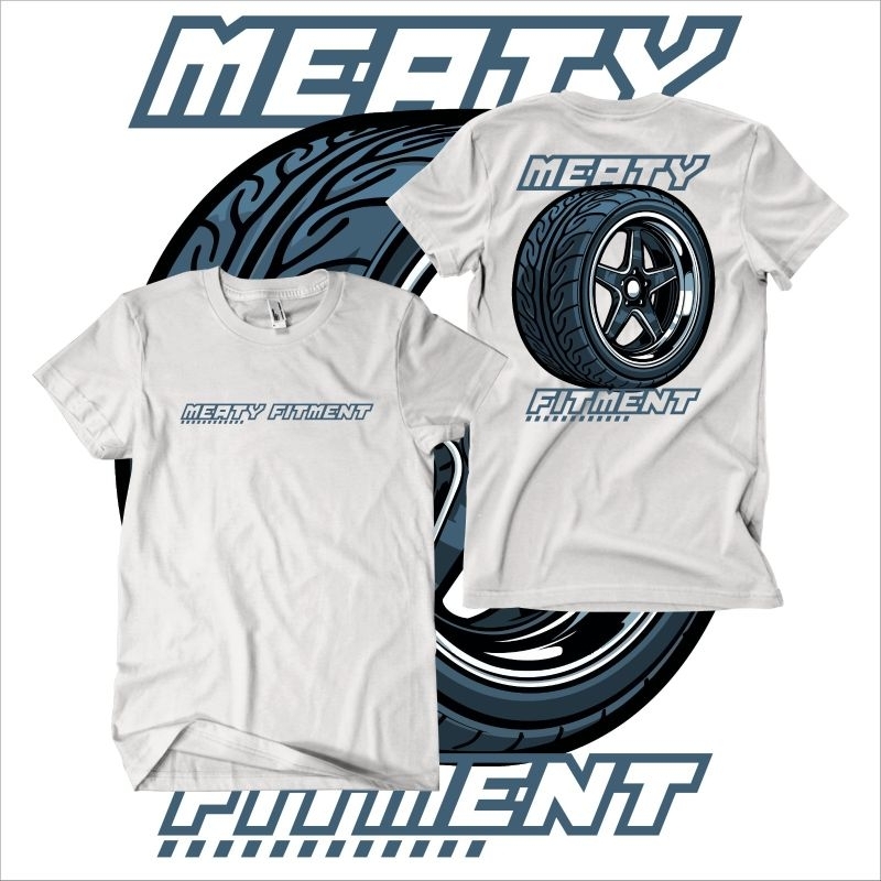 Jual Kaos Mobil Meaty Fitment Velg Ban Semi Slick Advan Neova Otomotif ...