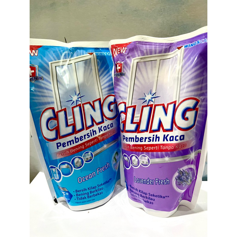 Jual CLING PEMBERSIH KACA REFILL 425 ML | Shopee Indonesia