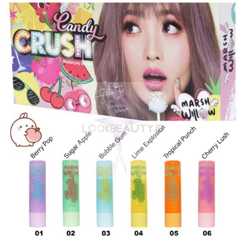 Jual MARS WILLOW LIP BALM CANDY CRUSH | Shopee Indonesia