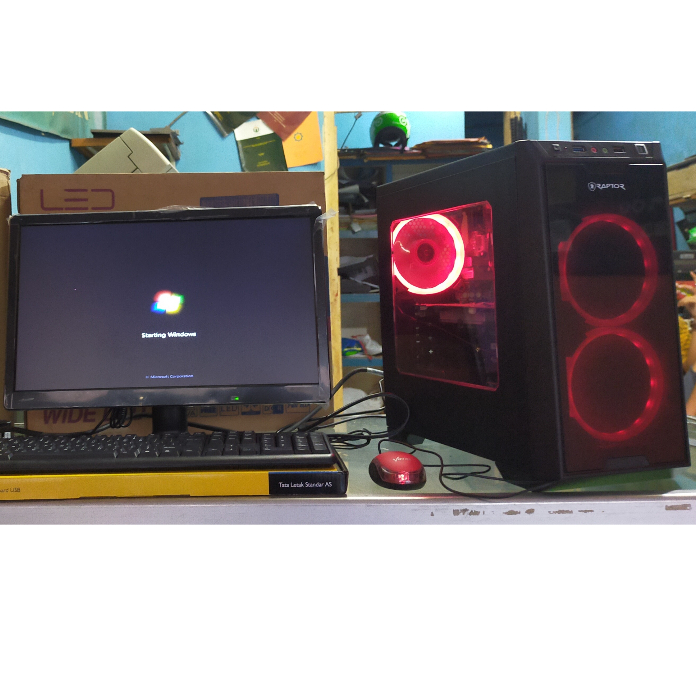 Jual KOMPUTER FULLSET PC+lcd+keyboard+mouse Core i3/i5/i7 Ram 4Gb/8Gb Hdd 500Gb Casing ...