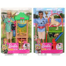 Jual Barbie Ken Playset assortment Dog Trainer wild life vet Original ...