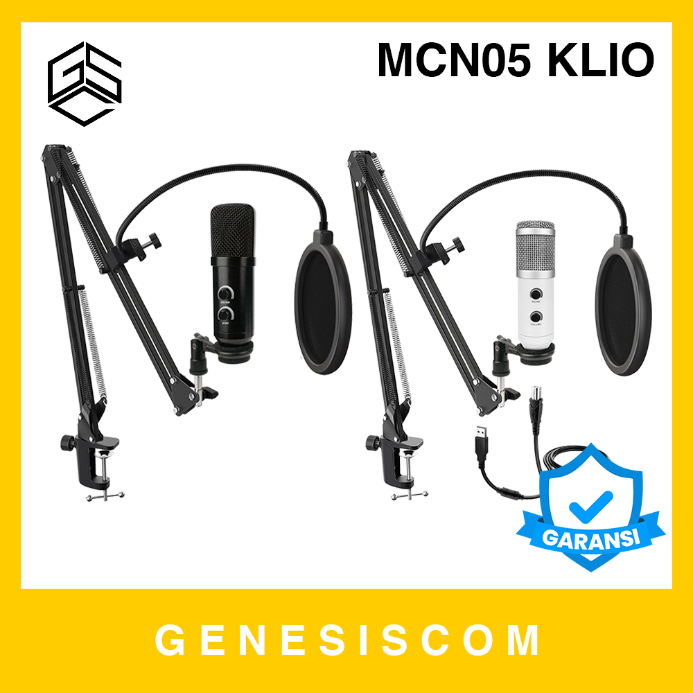 Jual Microphone Podcast NYK Nemesis MCN05 KLIO Mic Condenser Set Gaming ...