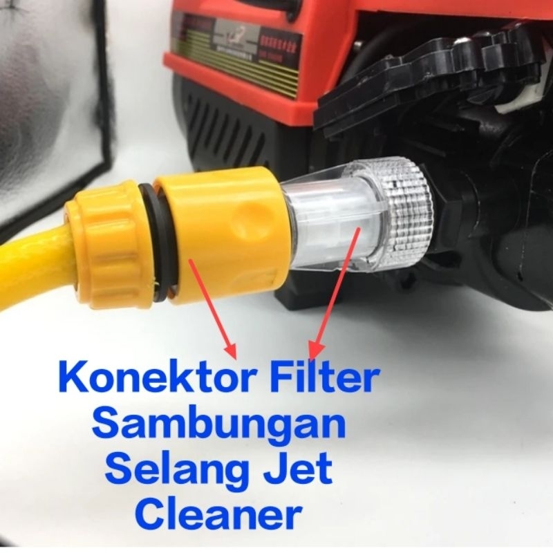 Jual Inlet Konektor Filter Quick Release Stim Jet Cleaner Selang Air 1/ ...