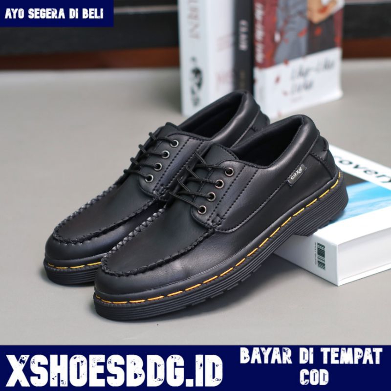 Jual Sepatu Docmart Pantofel Formal Hitam Kerja Pria Monza Docmart ...