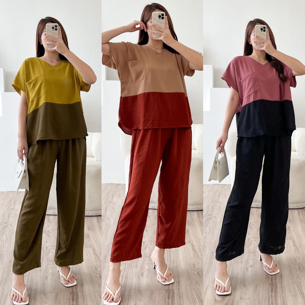 Jual SETELAN ALMA SET OUTFIT | Shopee Indonesia