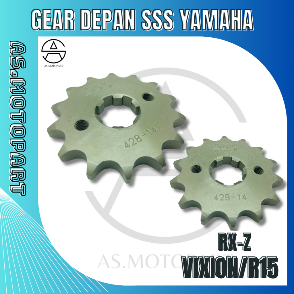 Jual Gear belakang r15 v3 48T/49T/50T gear belakang sss gear r15 v3 gear set rantai 428 gear 428 ...