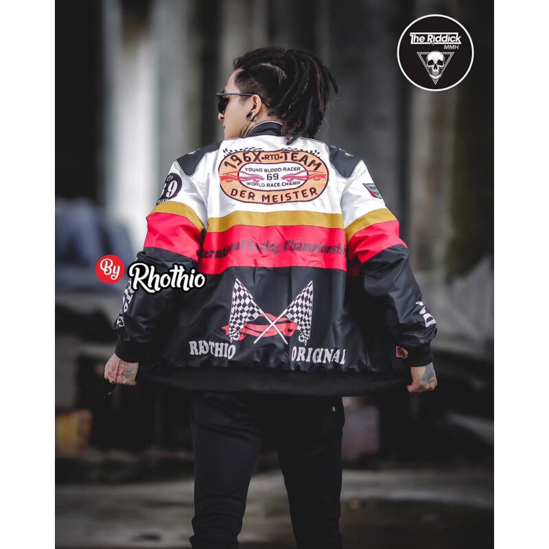 Jual NASCAR JACKET VINTAGE SPEED RACER BORDIR - JAKET RACING NASCAR ...
