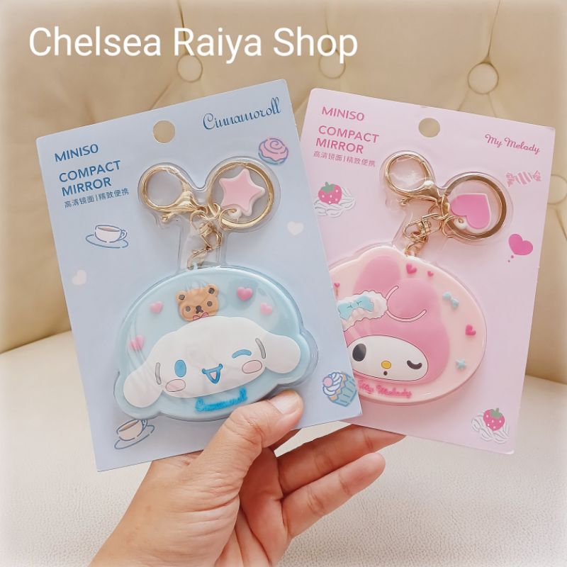 Jual Miniso Sanrio Cinnamoroll My Melody Compact Mirror Cermin ...