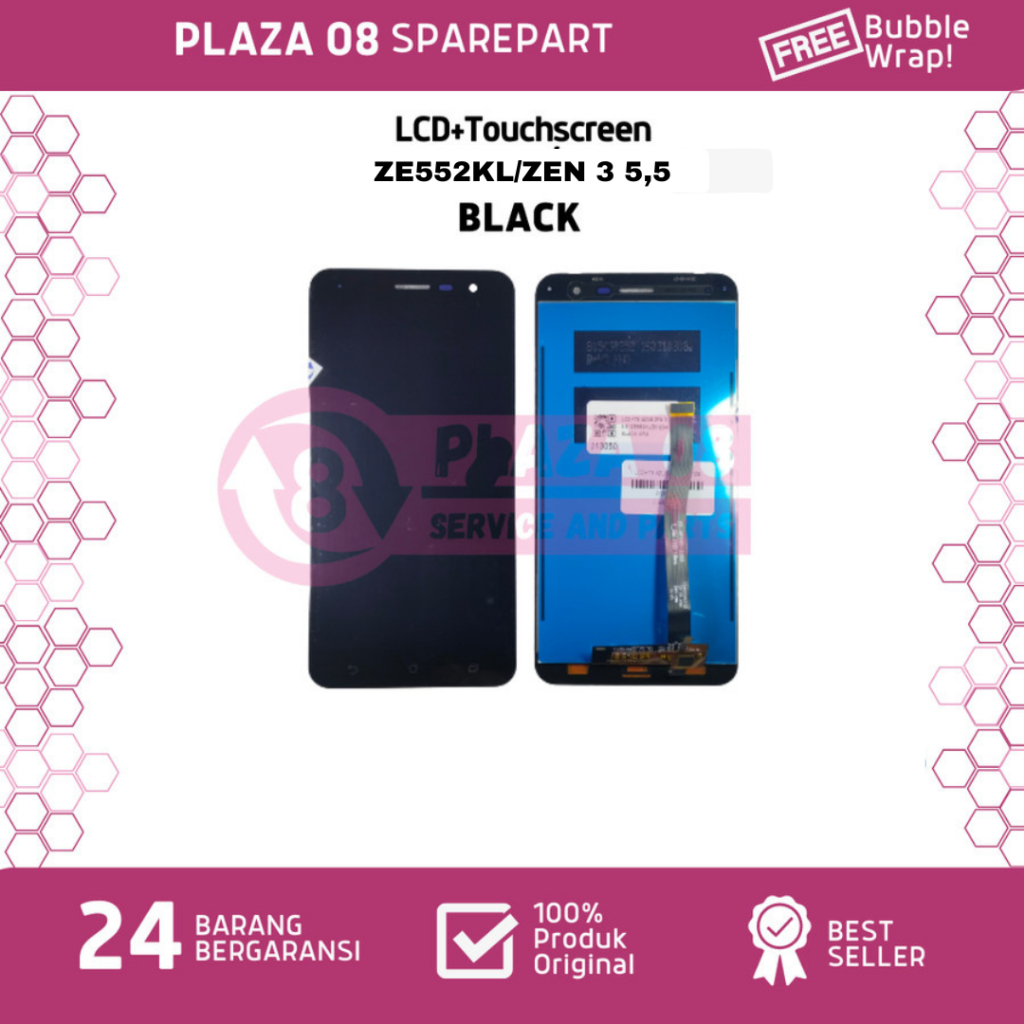 Jual LCD + Touchscreen ASUS ZENFONE 3 5,5/ZE552KL BLACK | Shopee Indonesia