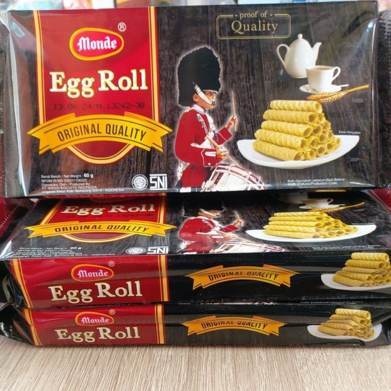 Jual Monde Egg Roll 60gr | Shopee Indonesia