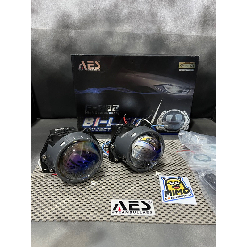 Jual PROJECTOR PROJI BILED AES F2 F002 3INCH SUPER TERANG | Shopee ...