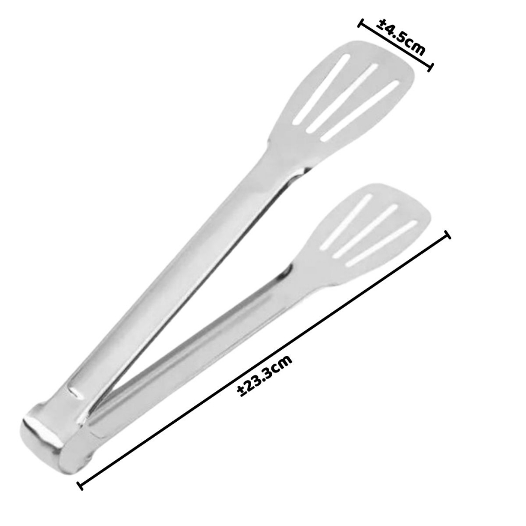 Jual Capitan Makanan Stainless Steel 18cm / Alat Jepit Makanan Food ...