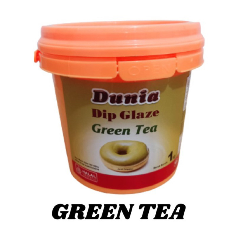 Jual Dunia Dip Glaze Eco Green Tea 1kg | Shopee Indonesia