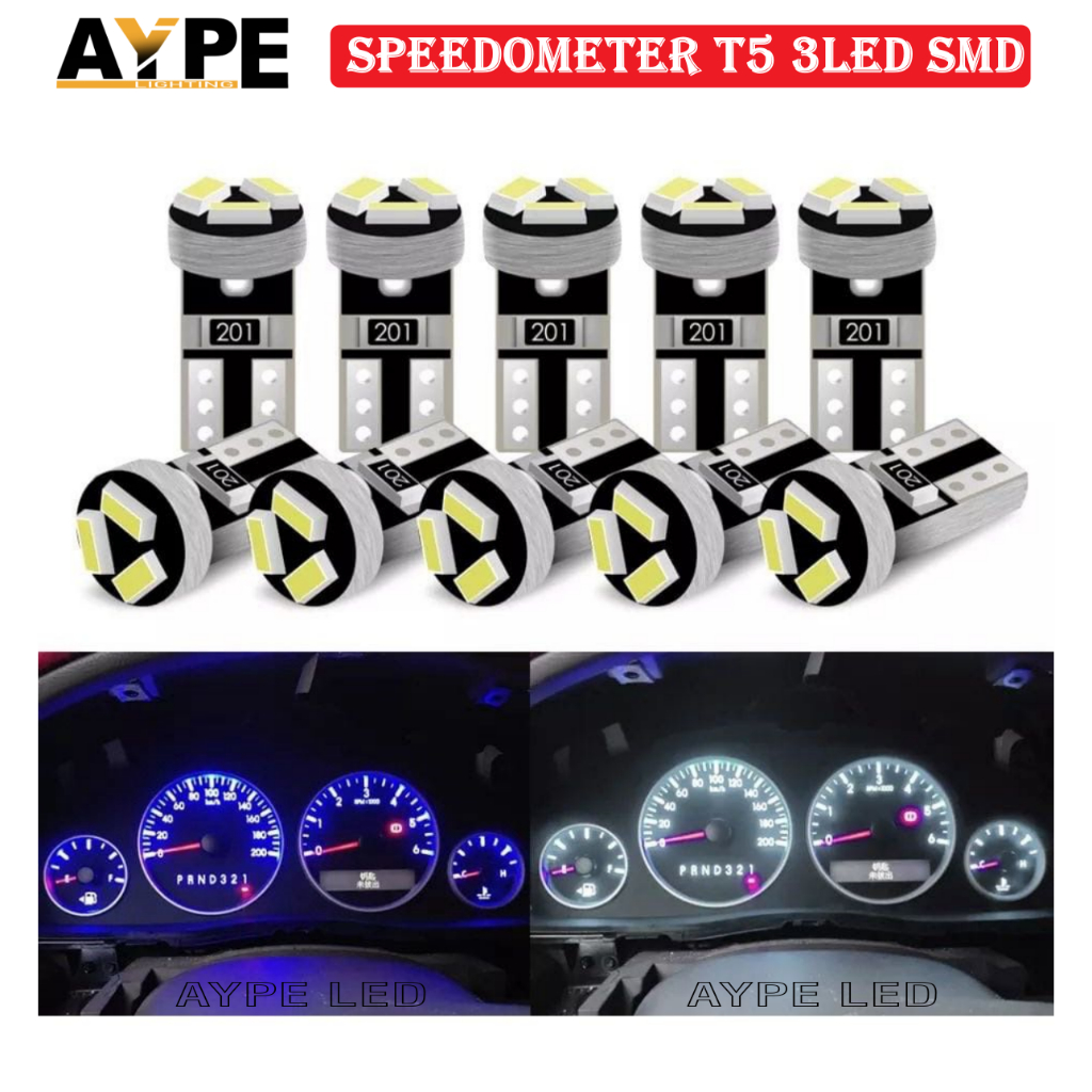 Jual LAMPU SPEEDOMETER MOTOR UNIVERSAL T5 3 LED SMD MOTOR MOBIL | HARGA ...