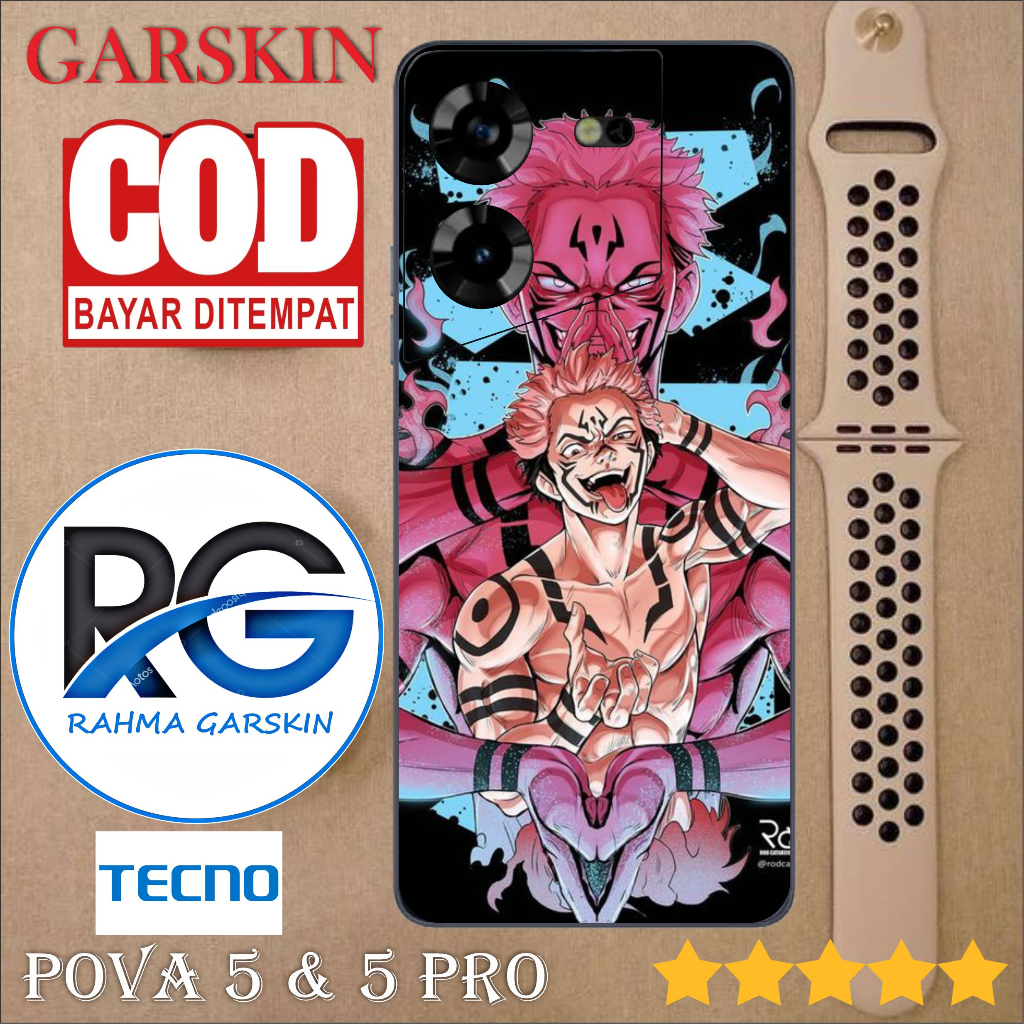 Jual *(NEW)* COD GARSKIN SKIN TECNO POVA 5 TECNO POVA 5 PRO MOTIF POLL ...