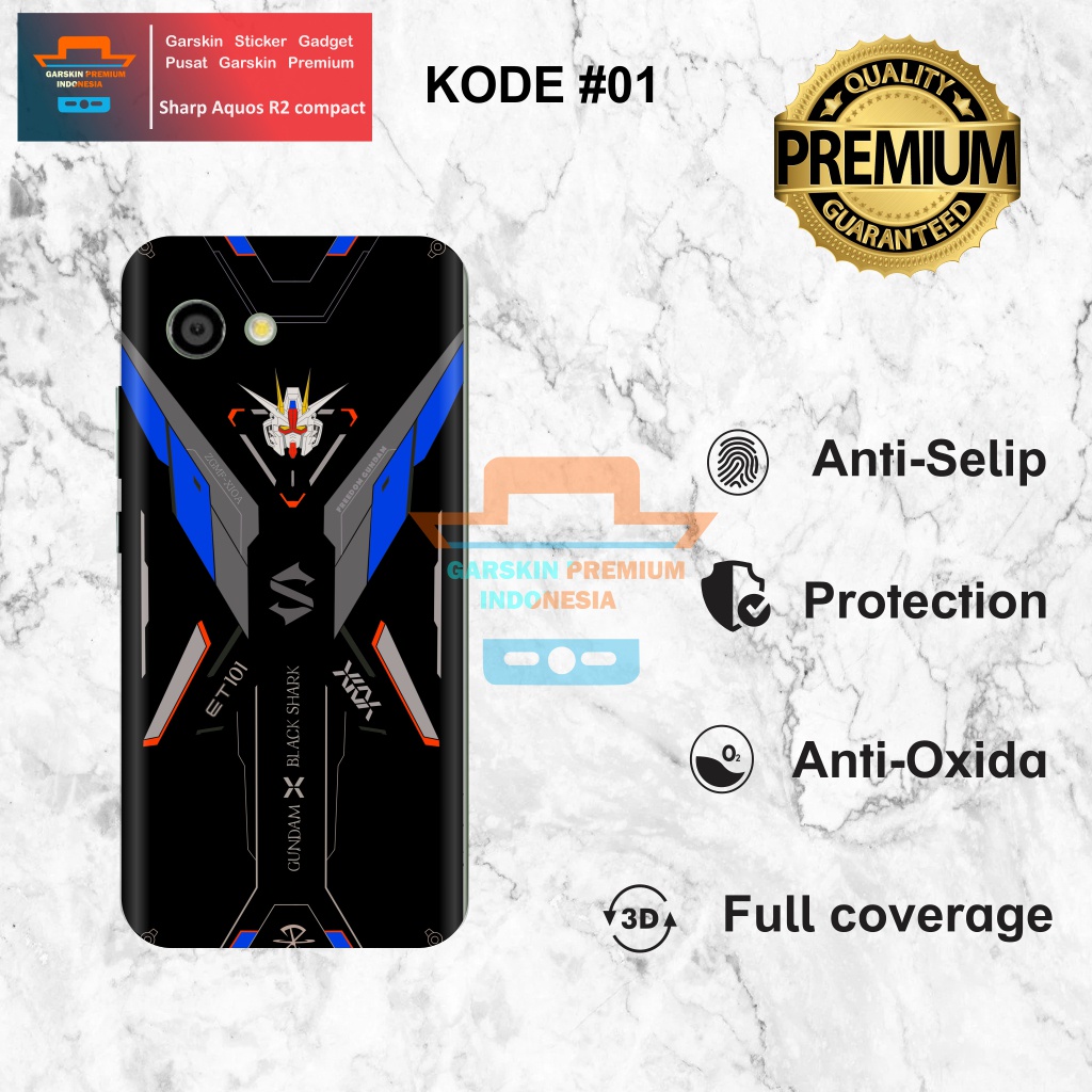 Jual *(NEW)* COD Garskin Stiker Sharp Aquos R2 Compact Motif 15 Bisa ...