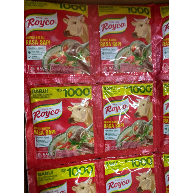 Jual royco sachet rasa sapi dan ayam dpt12 pcs 16gr | Shopee Indonesia