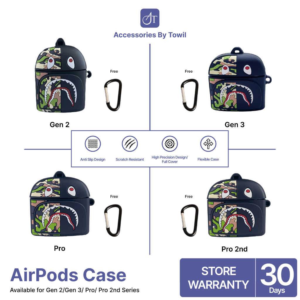 Jual Case Airpods Casing Airpods Pro Cover Airpods Pro 3 2 1 inPods 12 ...