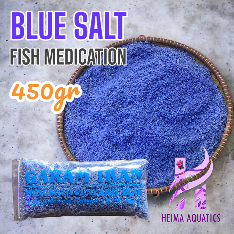 Jual Garam Biru Blue Salt Aquarium Obat Karantina Ikan / Anti Jamur dan ...
