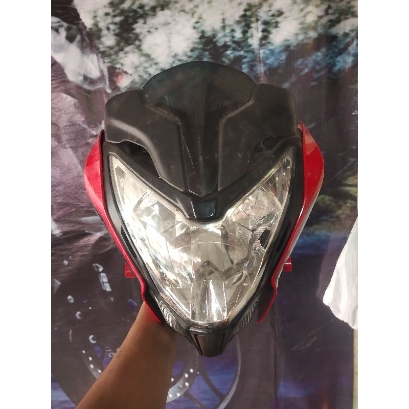 Jual headlamp fairing pulsar ns 200 / 220 / 180 & lengkap breket ...