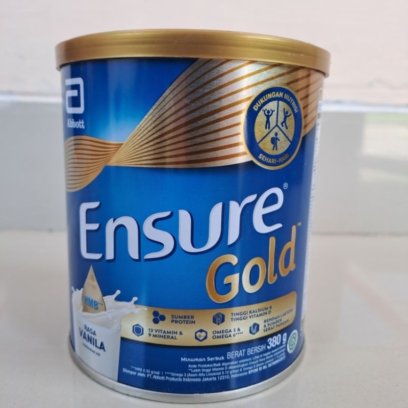 Jual ENSURE GOLD RASA VANILLA 380 GRAM | Shopee Indonesia