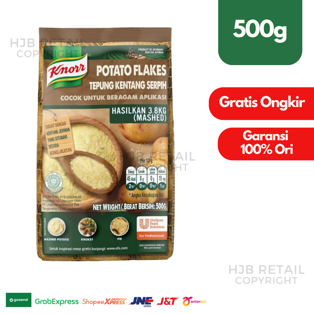 Jual Knorr Potato Flakes 500g ( Mashed Potato Instan / Kentang Tumbuk ...