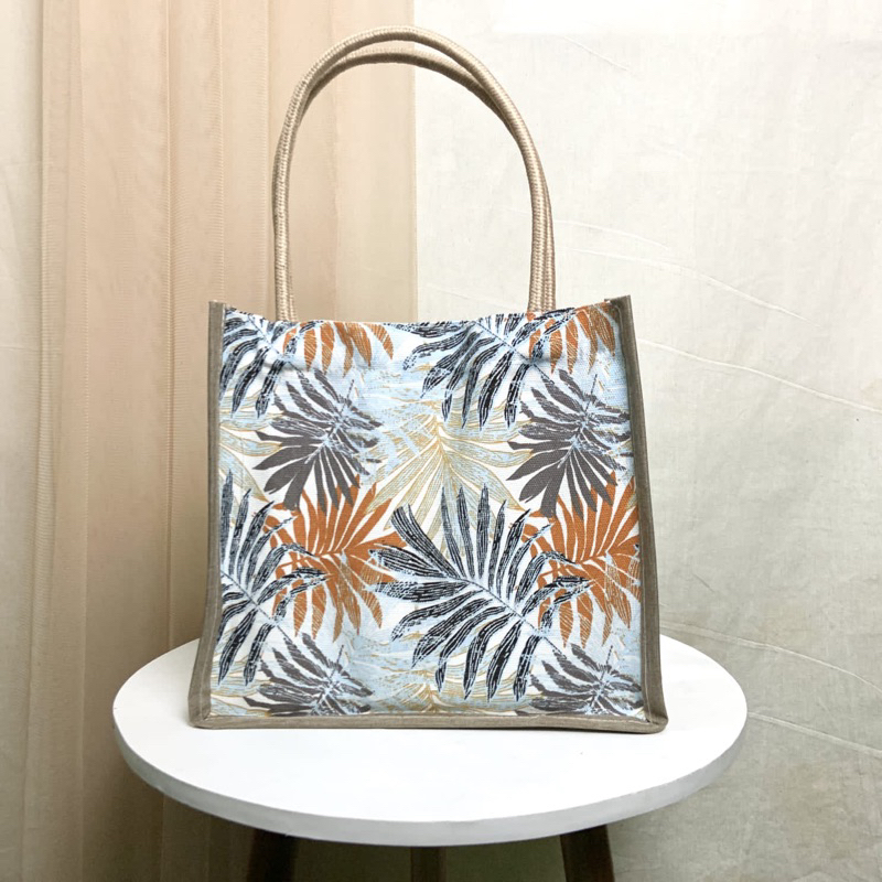 Jual Tas Jinjing Kanvas Tali Sumbu Handbag Kanvas Motif Kecil Tas Tali ...