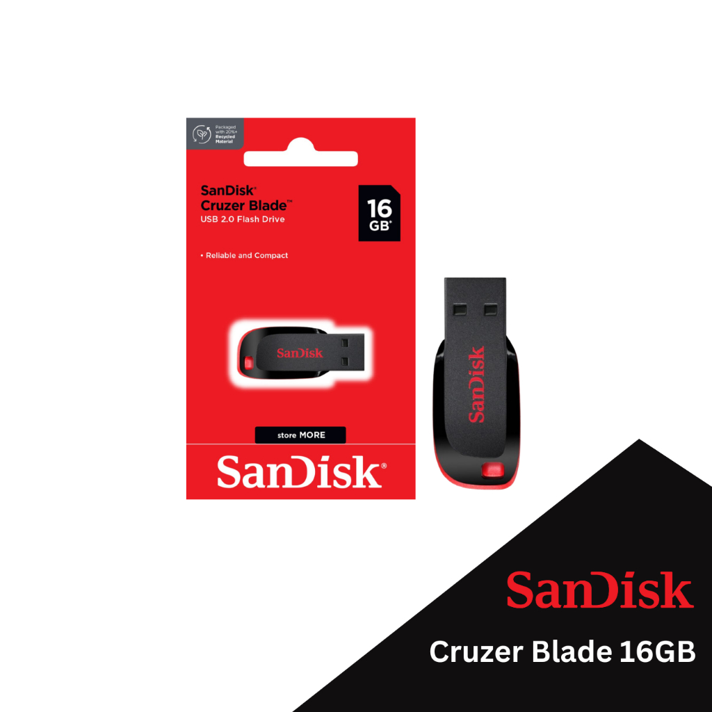 Jual Flash Disk Sandisk CZ50 Cruzer Blade - 16GB | Shopee Indonesia