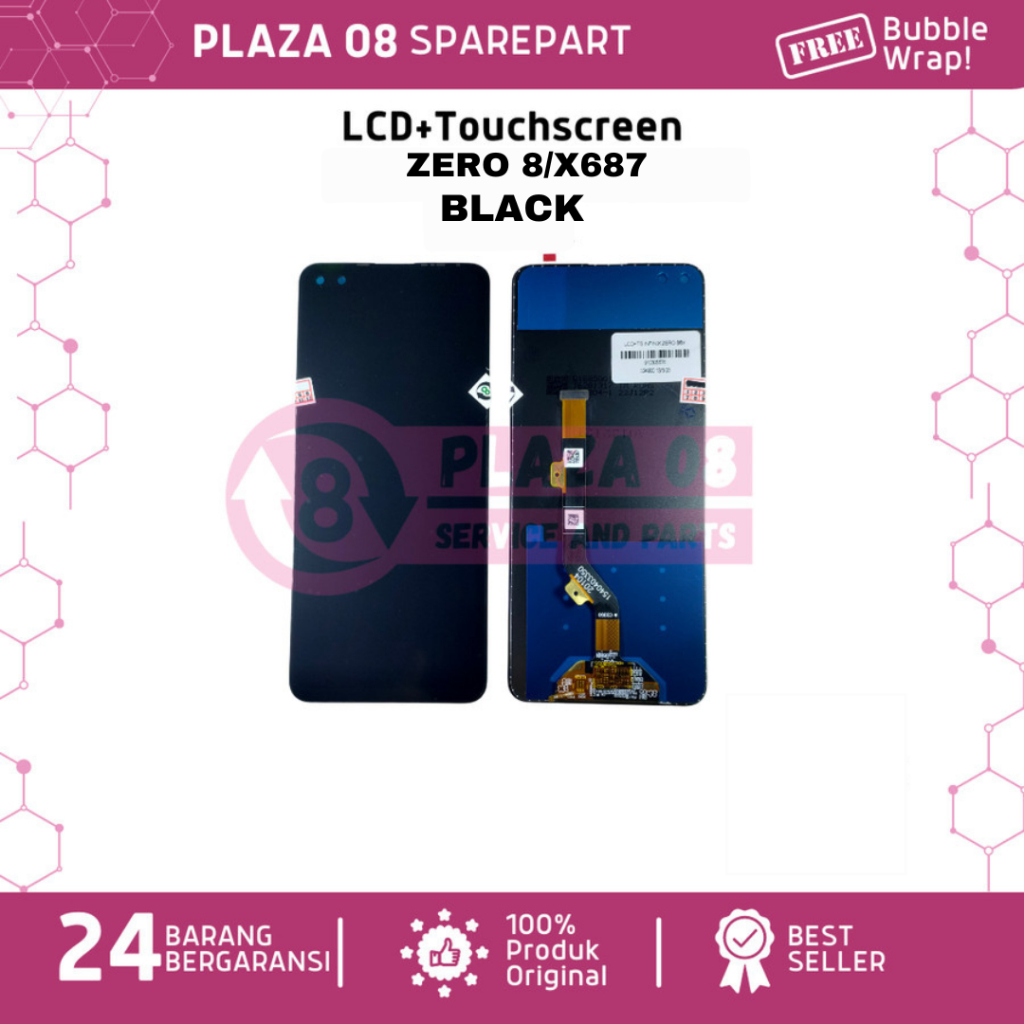 Jual LCD + Touchscreen INF ZERO 8/X687 BLACK (INCELL) | Shopee Indonesia