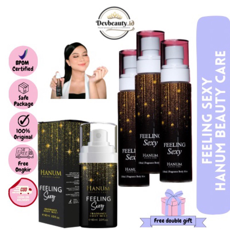 Jual ‼️FREE 3 GIFT‼️ BODY MIST FEELING SEXY by HANUM BEAUTY CARE - SUB ...