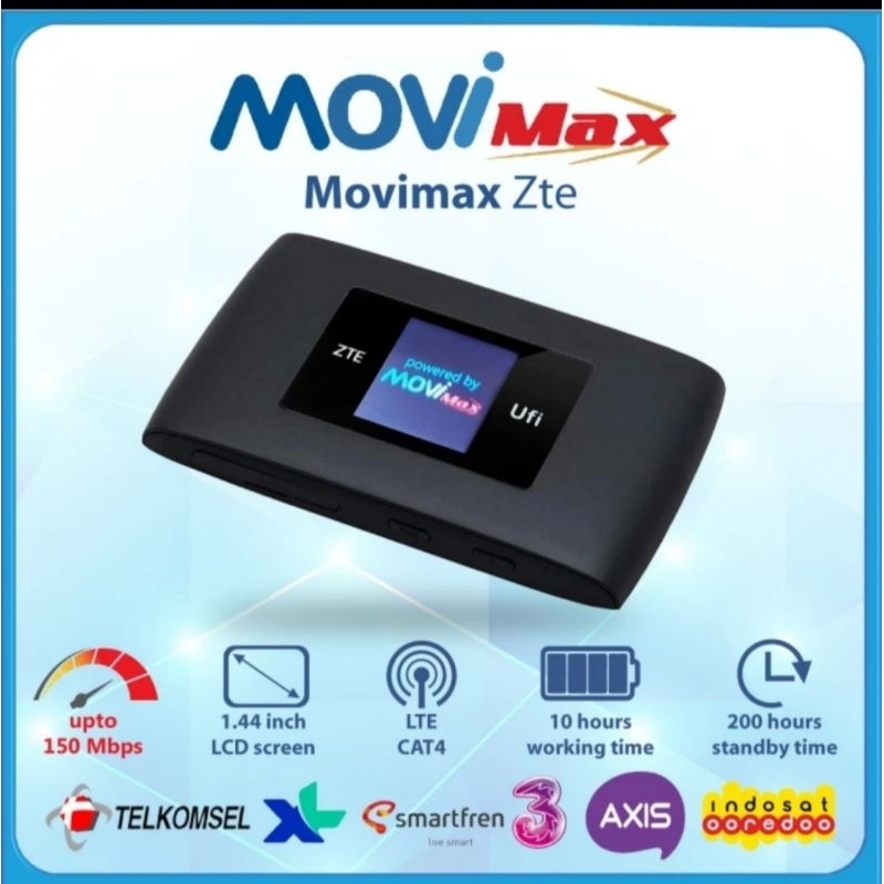 Jual MODEM WIFI MOVIMAX ZTE MV920US MODEM MIFI 4G LTE UNLOCK ALL ...
