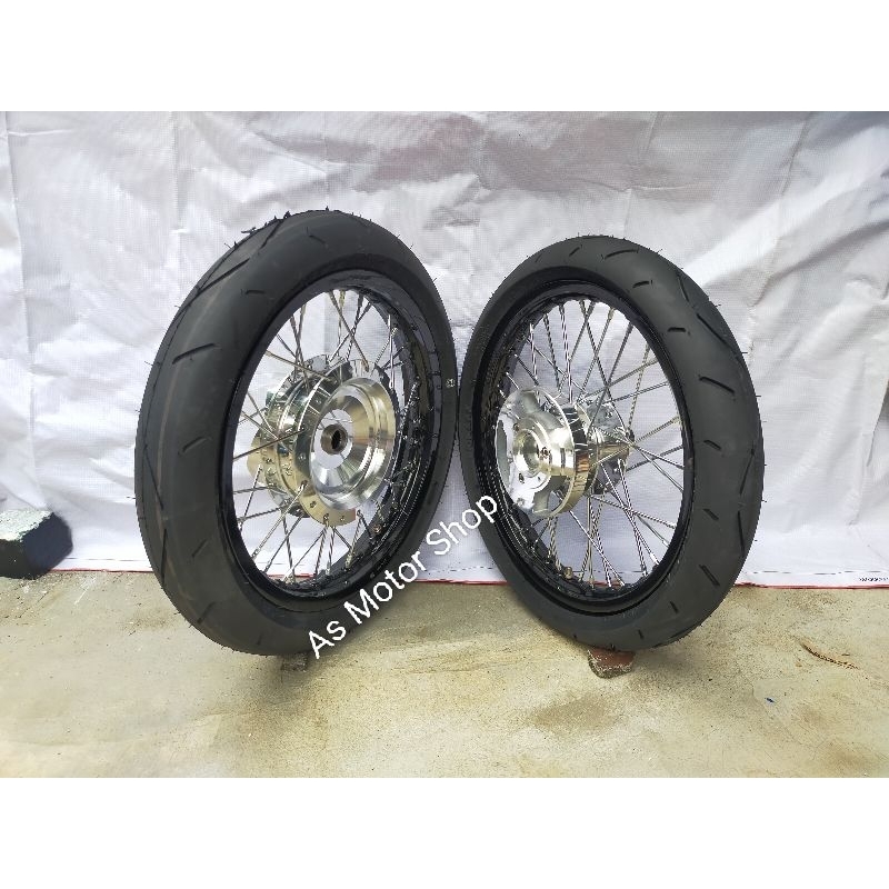 Jual VELG SET ROSSI UKURAN 140 160 RING 14 TROMOL SET N MAX NEW N MAX ...