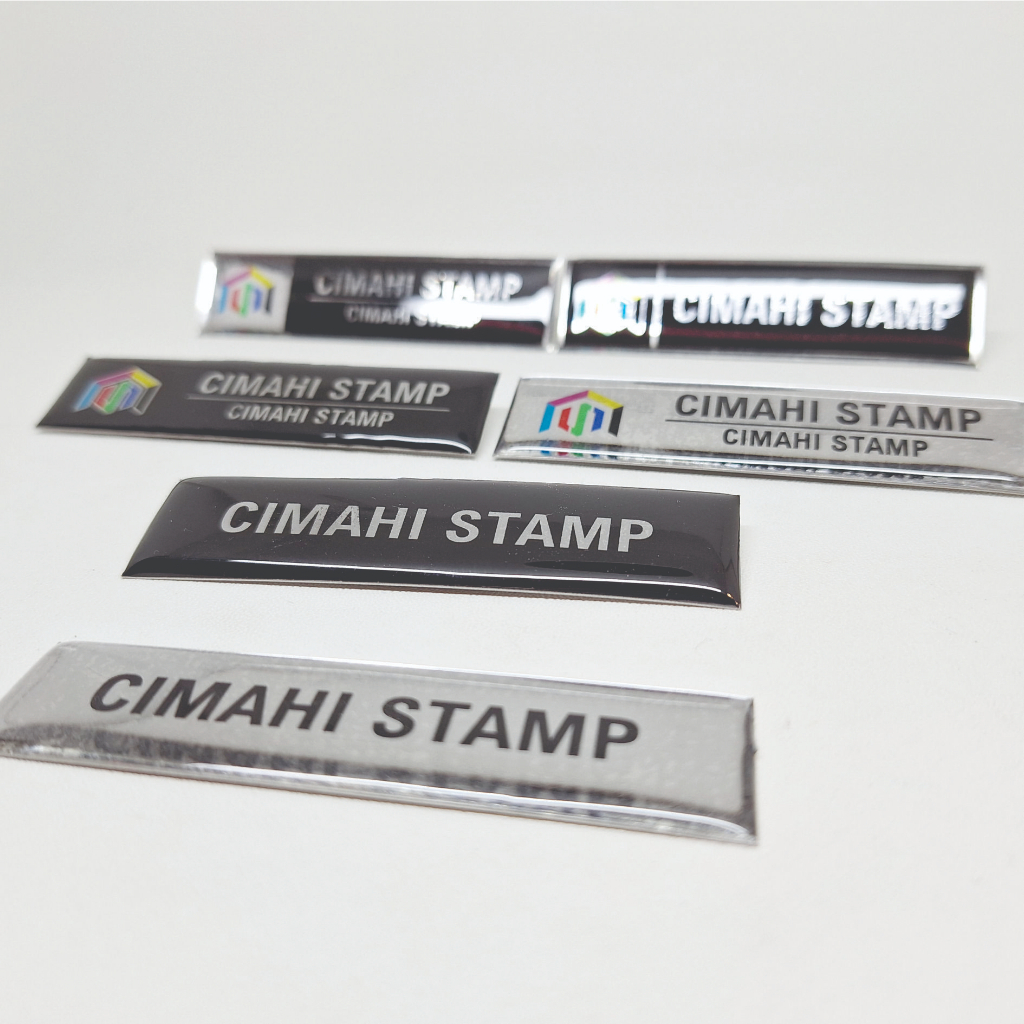 Jual NAMETAG / PAPAN NAMA STAINLESS SILVER | Shopee Indonesia